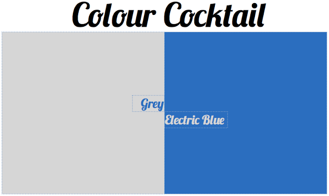 {Colour Cocktail: Grey and Electric Blue} - Bright Bazaar by Will Taylor
