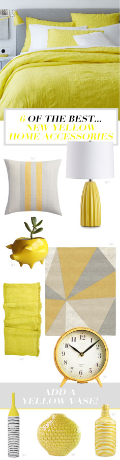 Six of the Best Yellow Home Accessories - Bright Bazaar by Will Taylor