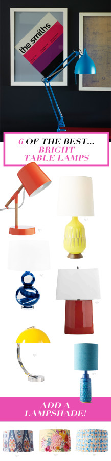 Six of the Best Bright & Colorful Table Lamps - Bright Bazaar by Will ...