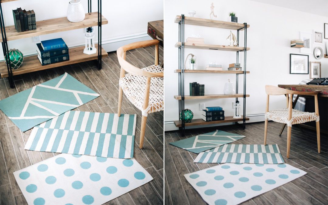 DIY: How to Paint Patterns on Rugs - Bright Bazaar by Will Taylor