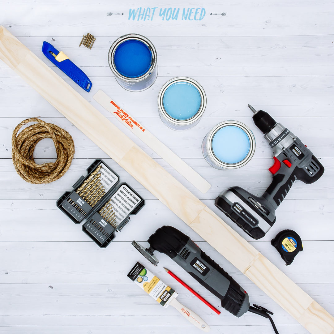 DIY: How to Make A Painted Rope Headboard - Bright Bazaar by Will Taylor