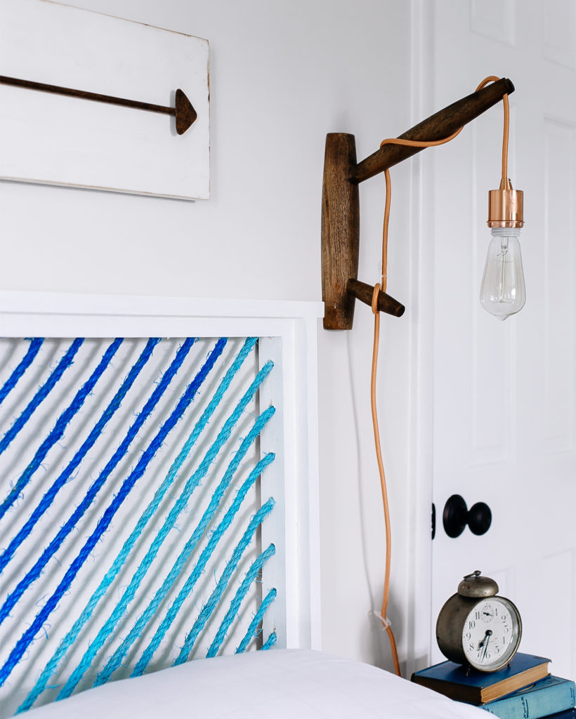DIY: How to Make A Painted Rope Headboard - Bright Bazaar by Will Taylor