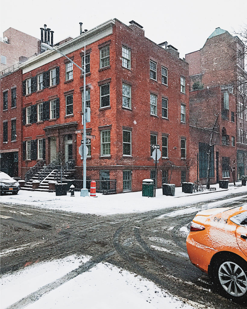 New York City Snow Day - Bright Bazaar by Will Taylor