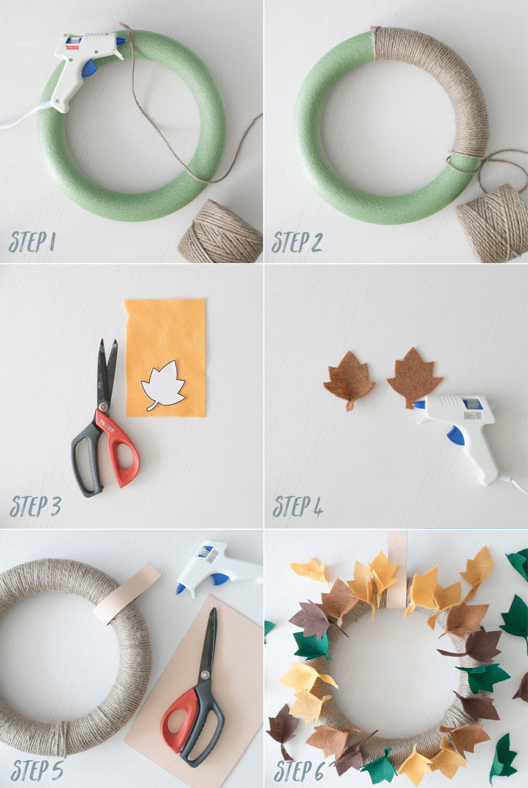 DIY: How To Make A Fall Leaf Wreath - Bright Bazaar by Will Taylor