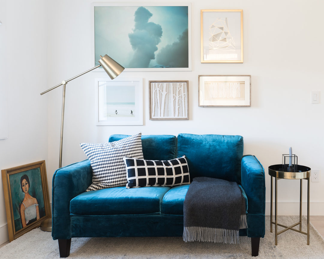 The Perfect Small Space Sofa – And How To Style It - Bright Bazaar by ...