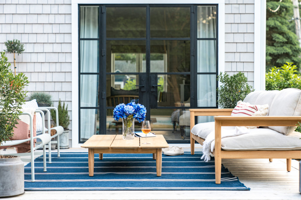Outdoor Living Area at the Beach House - Bright Bazaar by Will Taylor