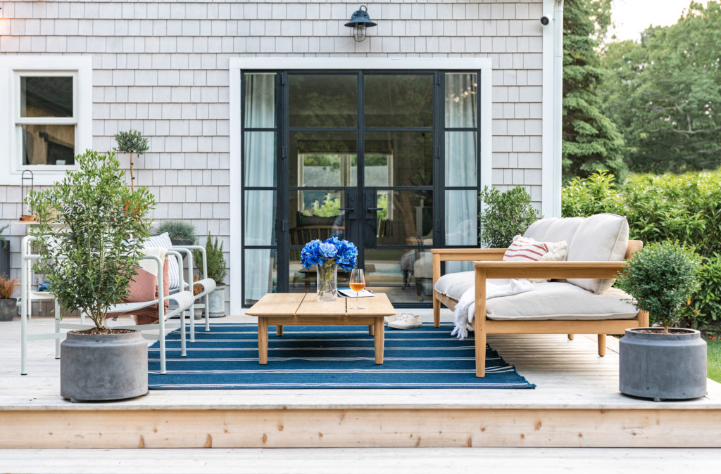Outdoor Living Area at the Beach House - Bright Bazaar by Will Taylor
